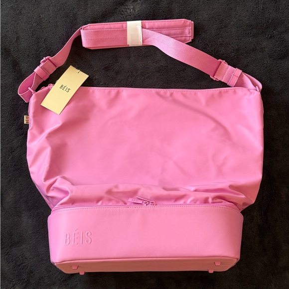 BEIS | Bags | Limited Edition The Crescent Weekender In Berry Aka The ...